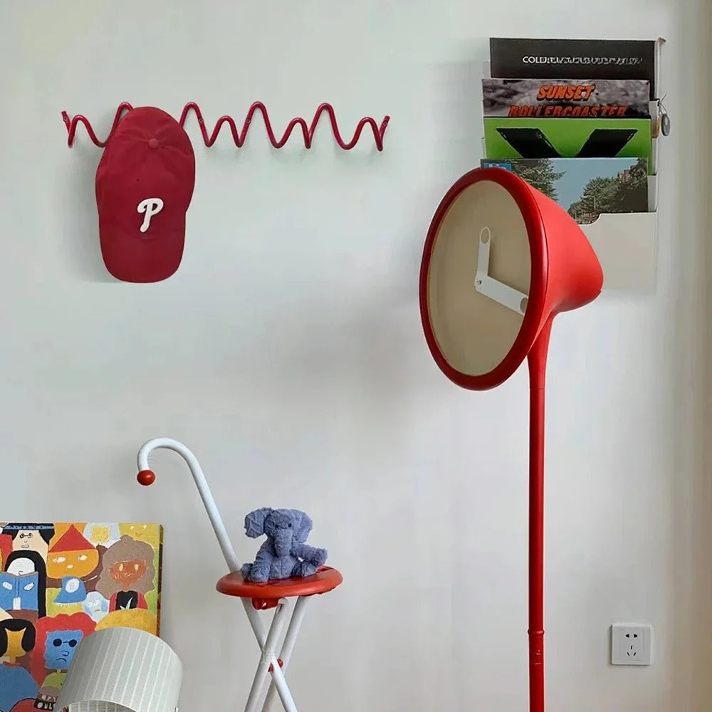 Wall hook – Wrought iron – Modern ocean wave design – Stylish entryway ...